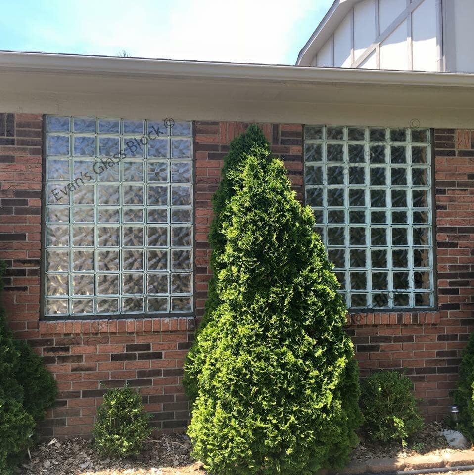 Custom Glass Block Work › Evan's Glass Block